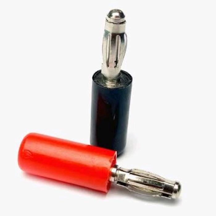 Jual Konektor Banana 4mm Sepasang Merah Hitam Male Connector Banana 4 ...
