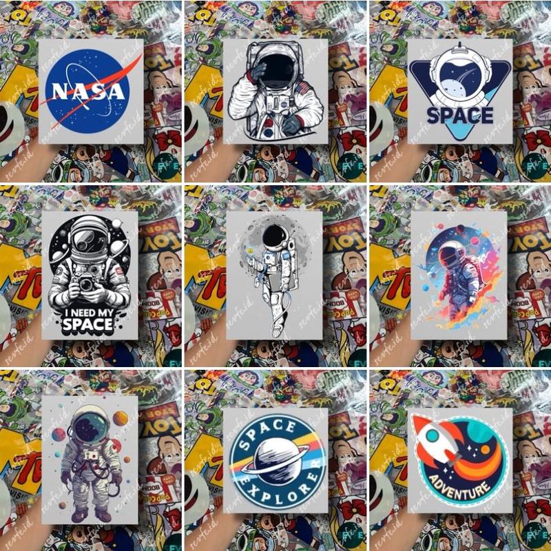 Sablon DTF Sablon Setrika Sablon Stiker NASA - Shop | Tokopedia
