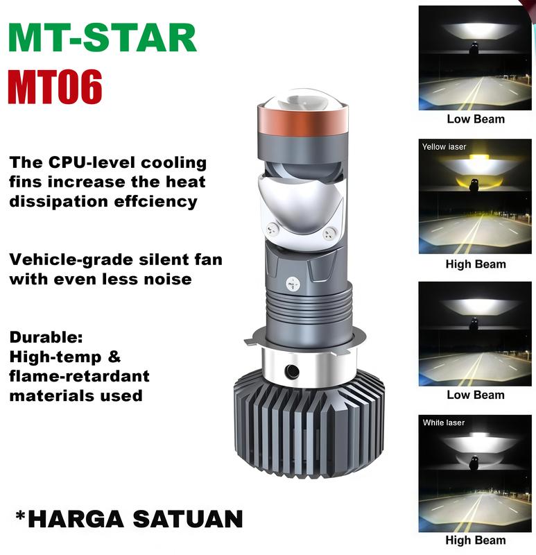 MT-STAR - MT06 H6 H4 S2 UNIVERSAL BILED PROJECTOR LAMPU UTAMA DEPAN ...