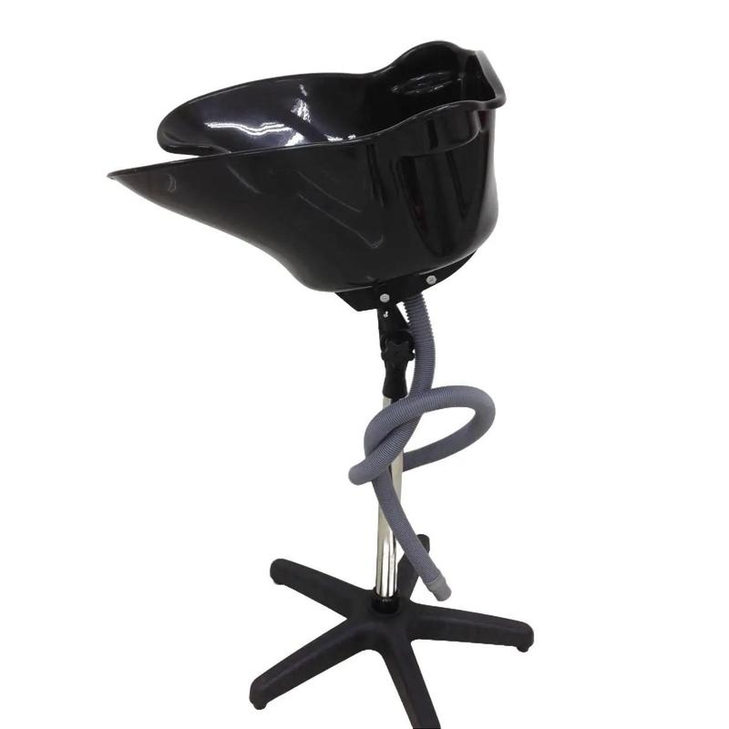 Portable Shampoo Bowl with Stand - Hard Plastic Sink with Adjustable ...