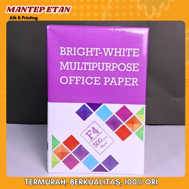 Mantep Etan Kertas HVS Putih BMO 75GSM Bright-White Multipurpose Office ...