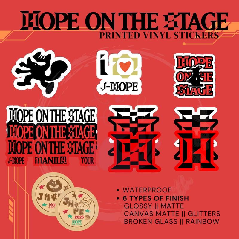 BTS J-HOPE HOPE ON THE STAGE PRINTED VINYL STICKERS - TikTok Shop ...