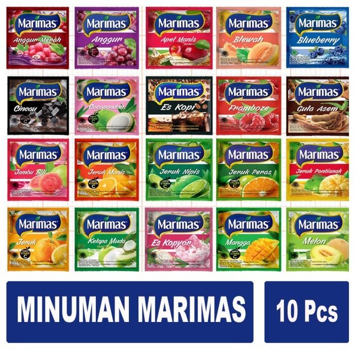 MARIMAS ALL VARIANT 1 RENCENG ISI 10 PCS MINUMAN MENYEGARKAN - Shop ...
