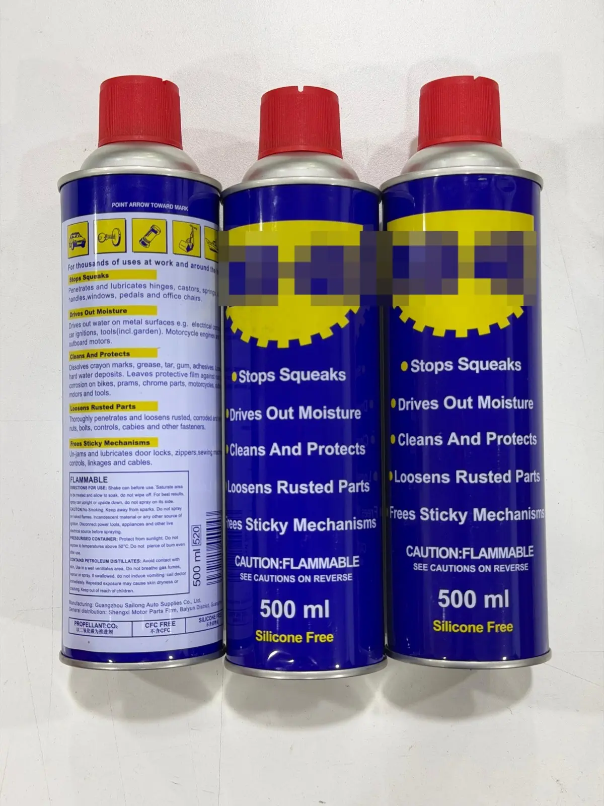 WrD-40 Multi Use Product Anti Rust Multi Purpose Lubricant Spray 500ml ...