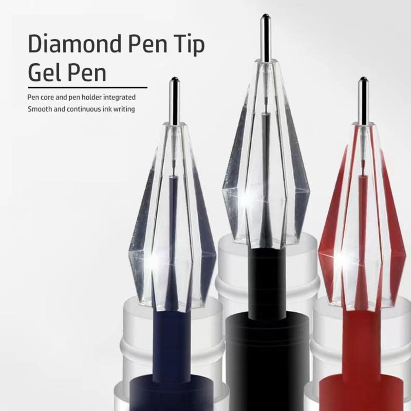 Pen Gel, 10PCS / Set, Kalis kotoran, Cepat kering, Jenis Tekan ...