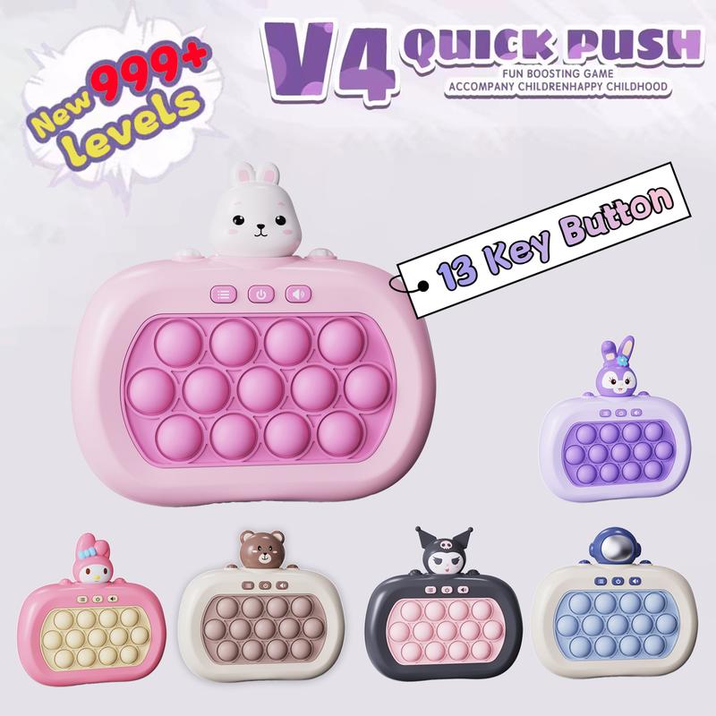 【999 Level】 Cartoon Pop it Electronic Quick Push Game Machin - TikTok ...