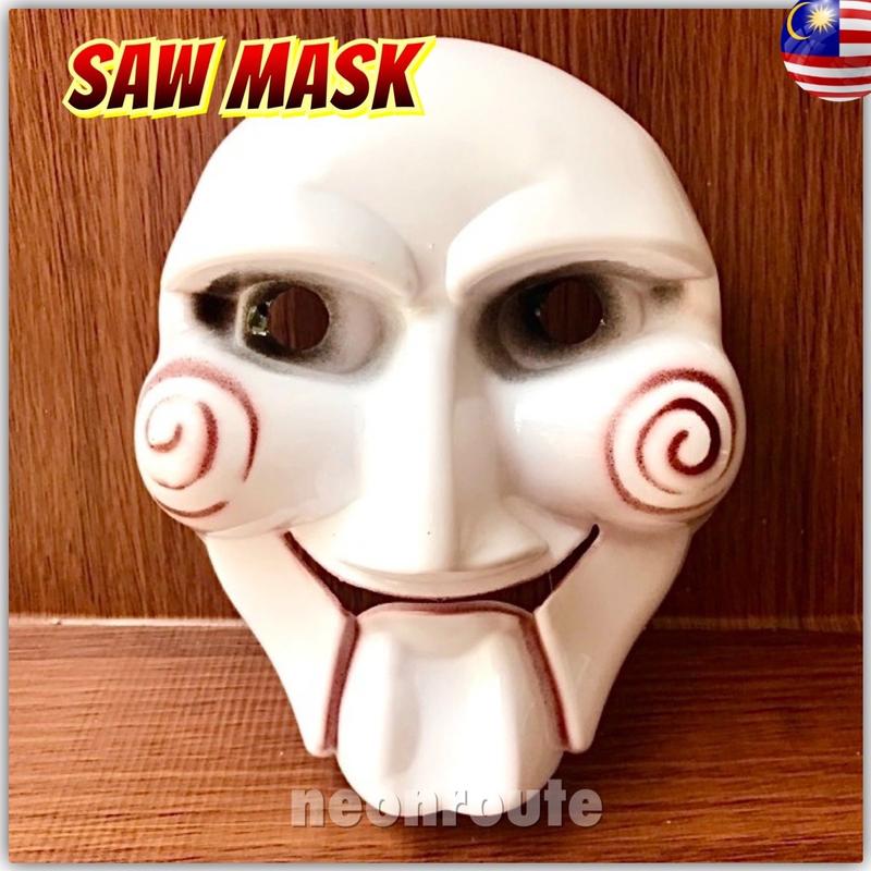 Saw Mask. Jigsaw Halloween Mask - TikTok Shop Malaysia