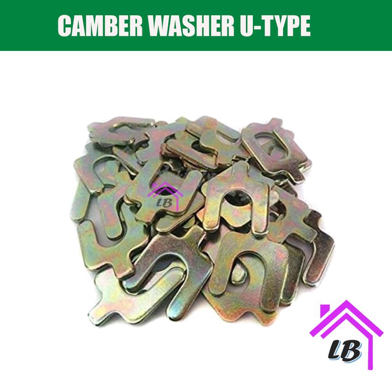 Rear Camber Shim Camber Washer U Type Inserts Camber Angle Adjustment ...