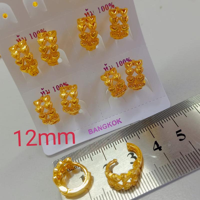 Subang Emas Bangkok Earring GOLD PLATED - TikTok Shop Malaysia