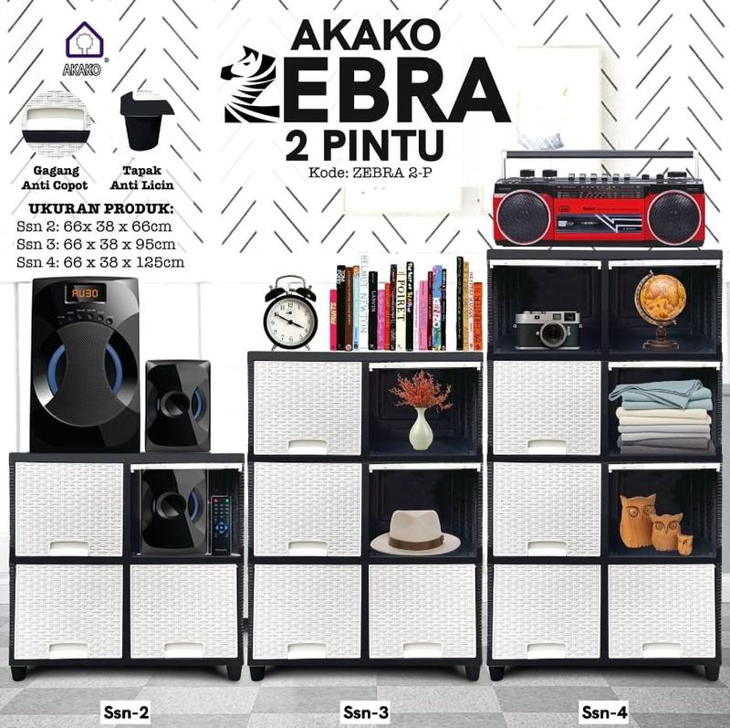Lemari Plastik Akako Doubel 2 PINTU Susun 4 susun 5 Furniture - Shop ...