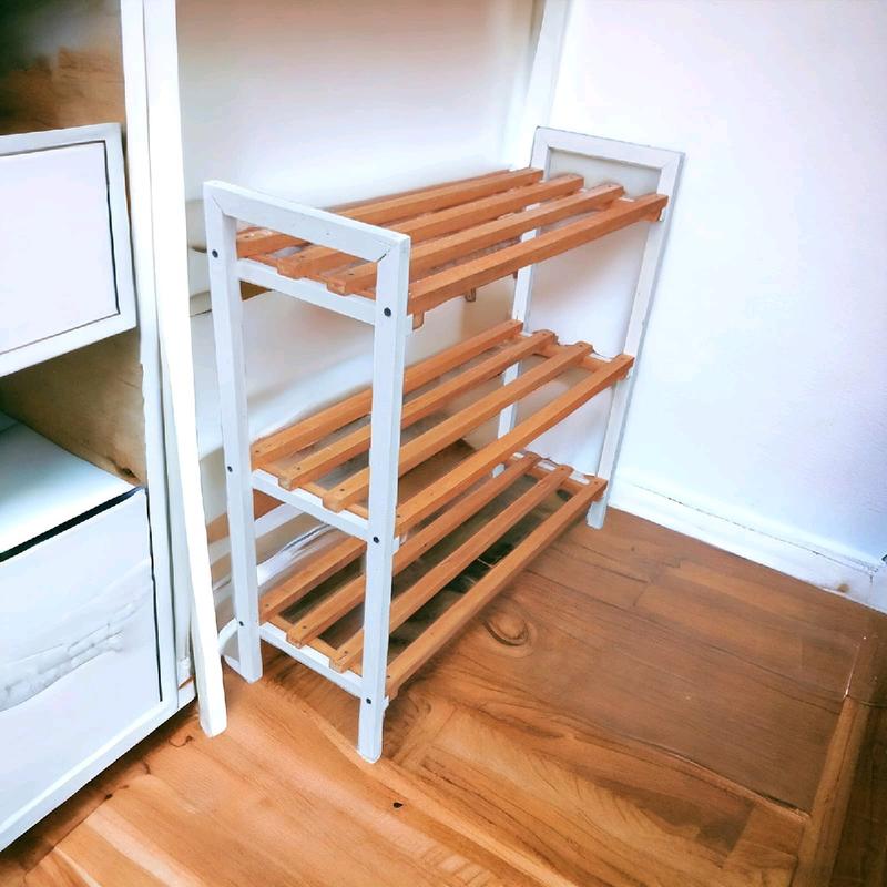 Rak Sepatu Kayu Minimalis Serbaguna untuk Sendal dan Aksesoris - Shop ...