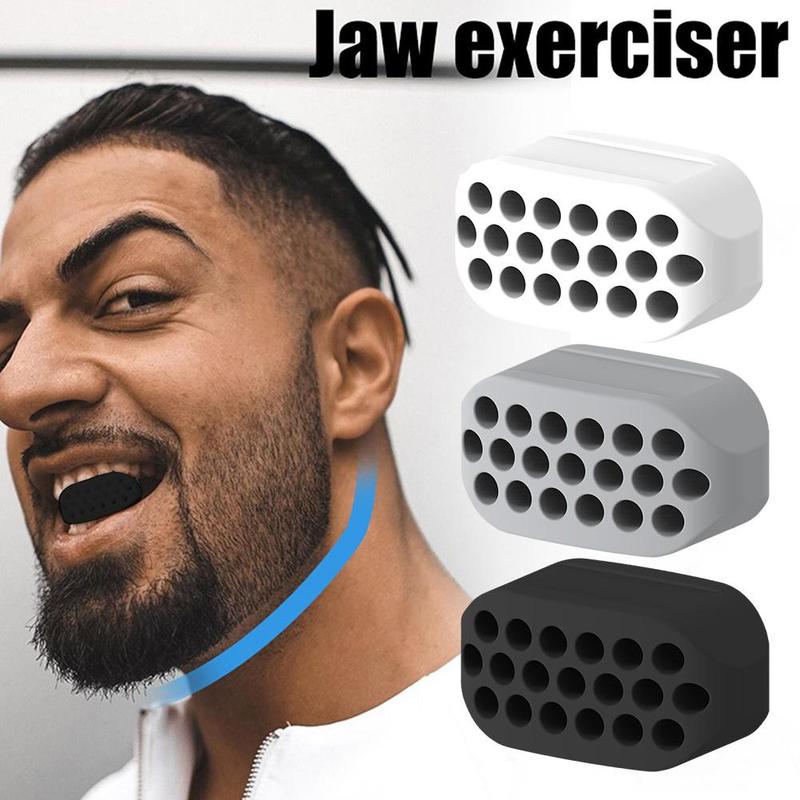 Mandibular Trainer Jaw Exerciser Silicone Facial Muscle Exercise ...