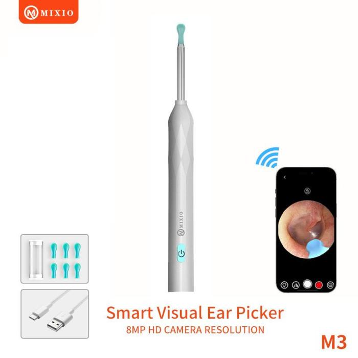 Jual MIXIO M3 Camera Visual Ear Stick Pembersih Telinga Korek Kuping ...