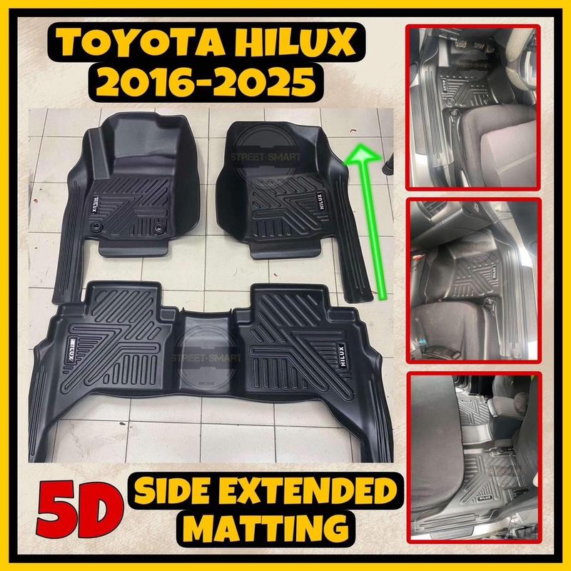 TOYOTA HILUX REVO/CONQUEST 5D EXTENDED SIDE DEEP DISH MATTIN - TikTok ...