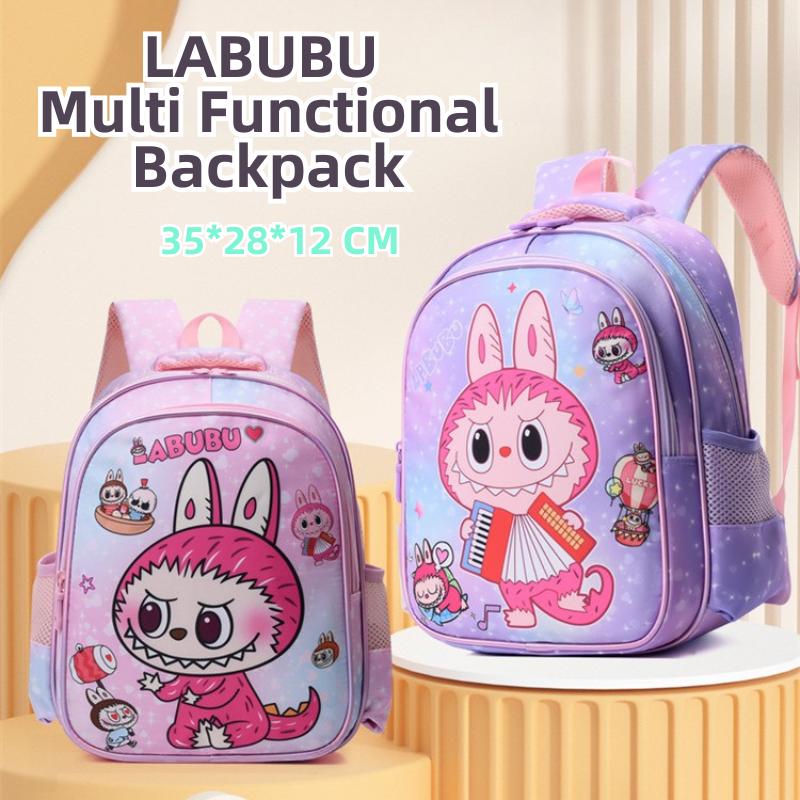 Labubu Primary School Student Backpack Grade 1-3, Large Capacity ...