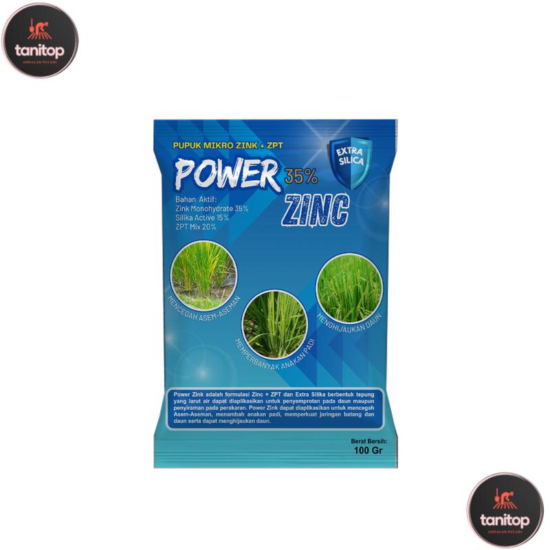Power Zink 100 Gram Zinc Plus Silika Mengatasi Asem Aseman Memperbanyak ...