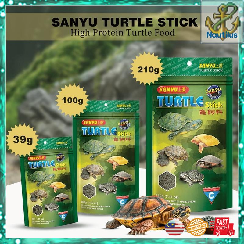 Sanyu Turtle Stick High Protein Pellet Turtle Food Makanan Kura ...