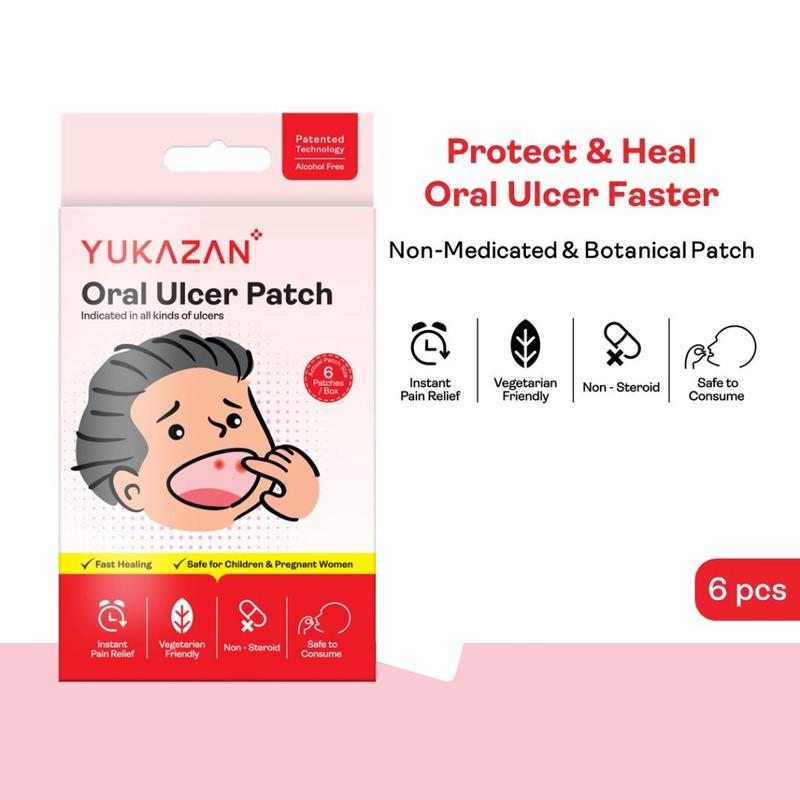 YUKAZAN MKA Oral Ulcer Patch For All Kind Of Oral & Canker Ulcers ...