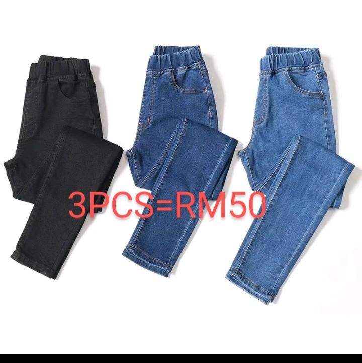 #Women's Jagging Supper Skinny Jeans Pants Harga Murah 26-40 - TikTok ...