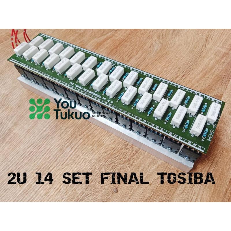 HEATSINK 2U PLUS TRANSISTOR FINAL 14 SET SIAP PAKAI. - Shop | Tokopedia