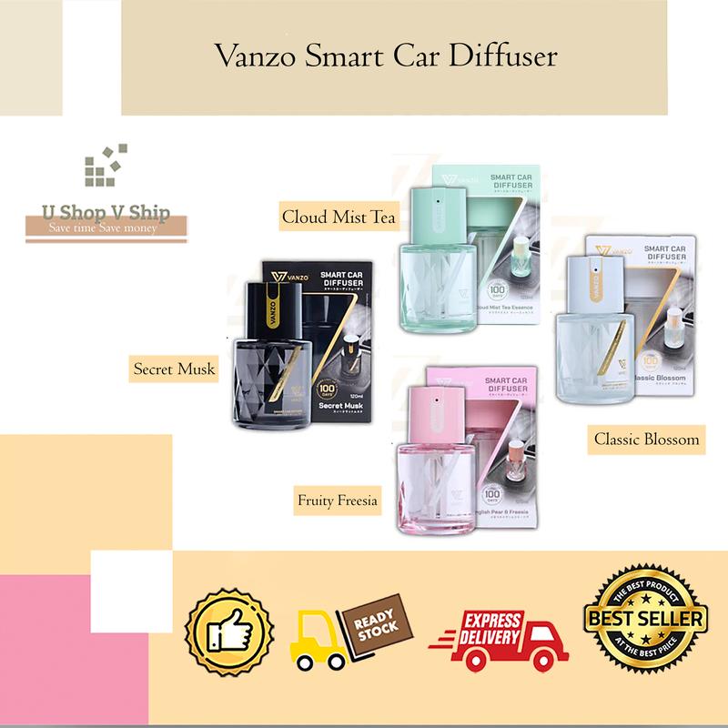 {NEW ARRIVAL} Vanzo Smart car DIFFUSER Pengedap Kereta Pinta - TikTok ...