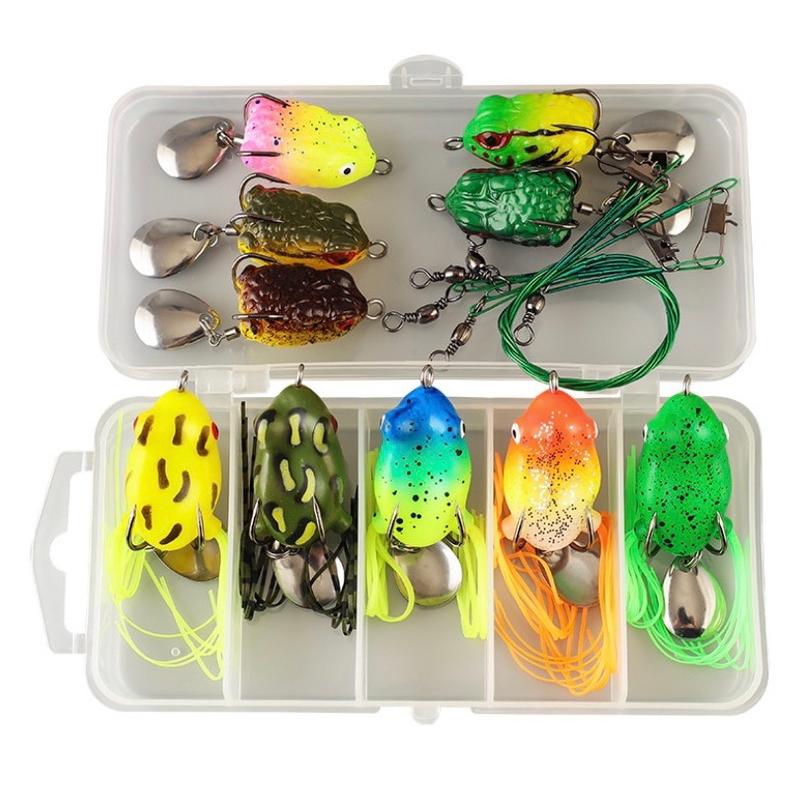 (Readystock Malaysia) Combo 5 ekor umpan casting soft frog 2.5cm ...