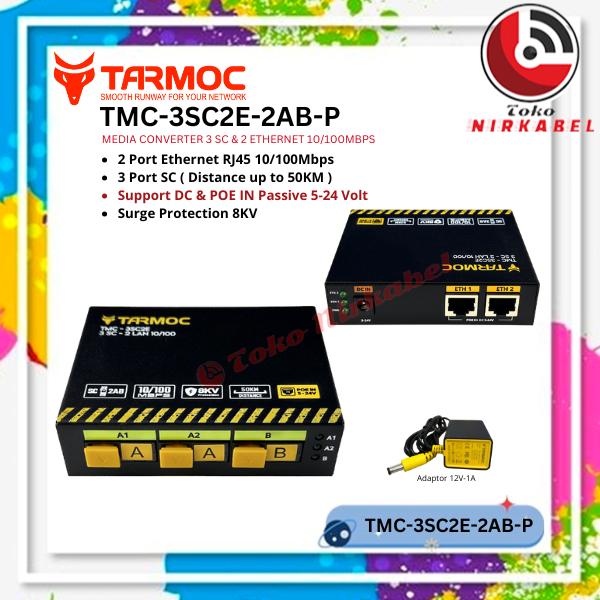 Tarmoc TMC-3SC2E-2AB-P | Media Converter Switch 3FO 2LAN / 3 - Shop ...