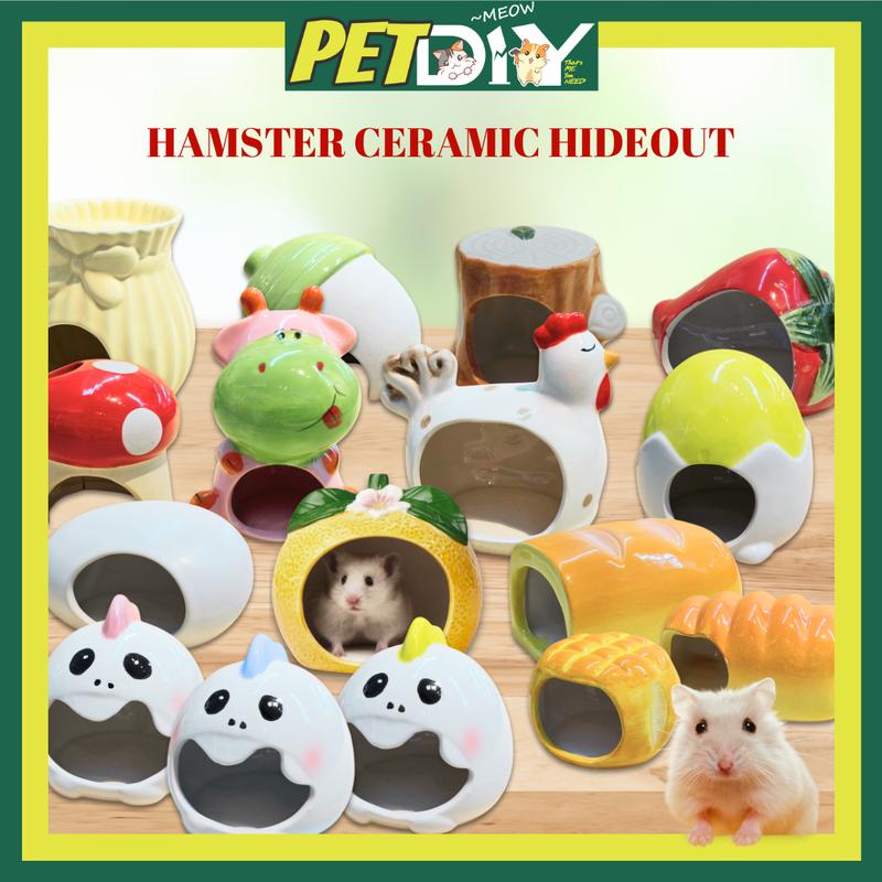 Rumah Hamster Syrian Rumah Dwarf Rumah Ceramic House Dwarf Hamster ...