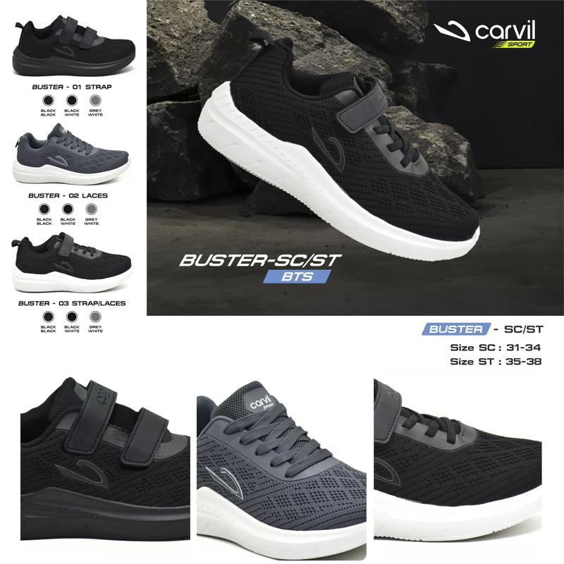 Carvil Sepatu Sekolah Anak Buster - Fashion - Shop | Tokopedia