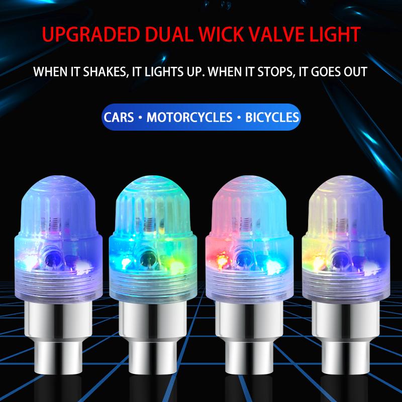 Tire valve caps, flashing LED lights Spoke lights Auto accessories ...