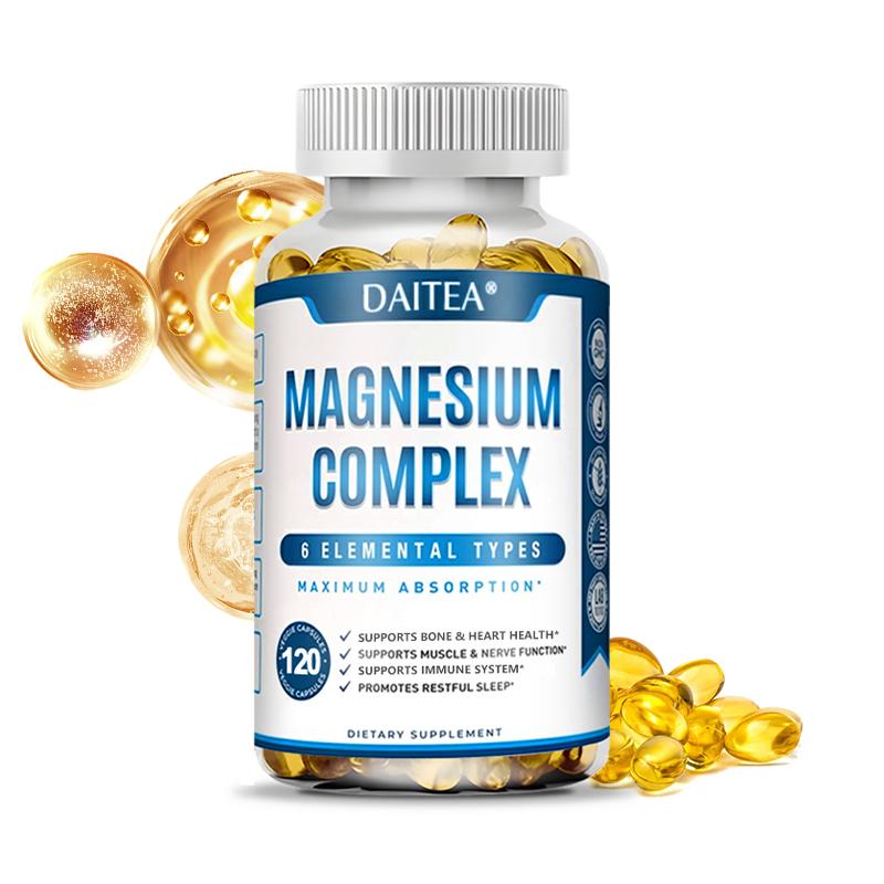 Daitea Magnesium Complex Capsules 30, 60 and 120 Capsules - Shop ...