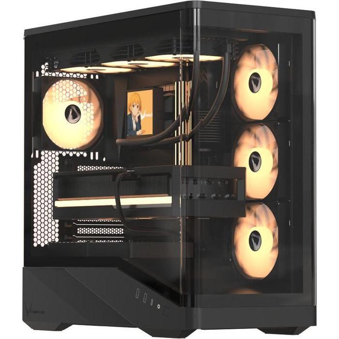 Jual FORMULA V LINE PC CASE ATX CRYSTAL U9 PA (4X 120MM ARGB FANS ...
