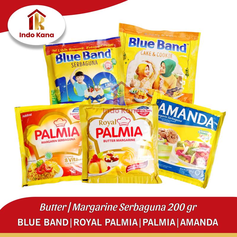 BLUE BAND/ROYAL PALMIA/PALMIA/AMANDA Butter/Margarine Serbaguna - Shop ...