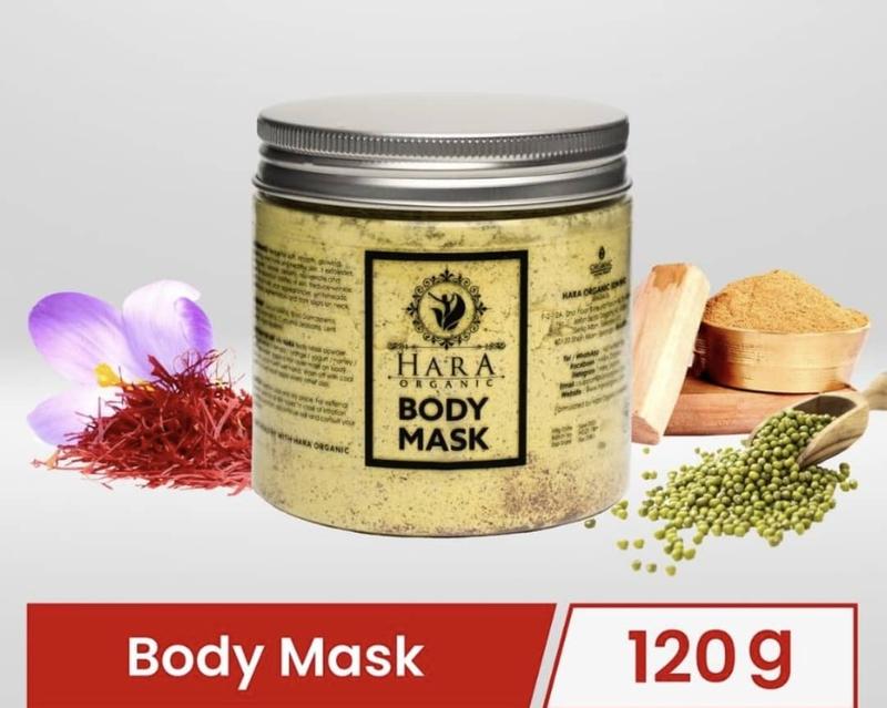 HARA ORGANIC PROMO BODY MASK 120G FOR BODY - TikTok Shop Malaysia