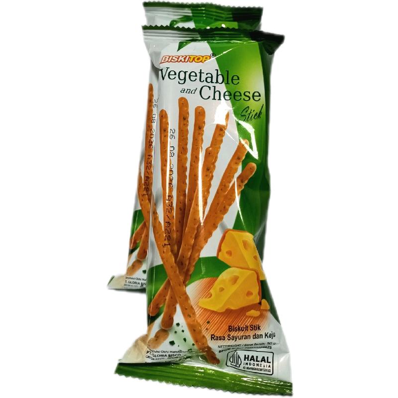 BISKITOP VEGETABLE X 10PCS CEMILAN BISKUIT STIK RASA SAYURAN - Shop ...