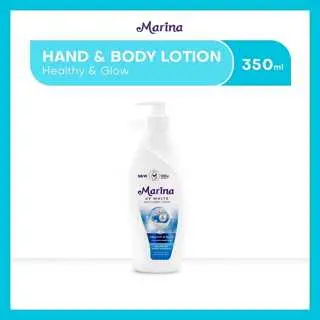 MARINA Hand & Body Lotion UV White 350ml PUMP / Healthy Glow / Dewy ...