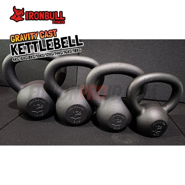 Promo Kettlebell Ketelbel Kettle Ketel Bell Gravity Cast Ironbull Iron ...