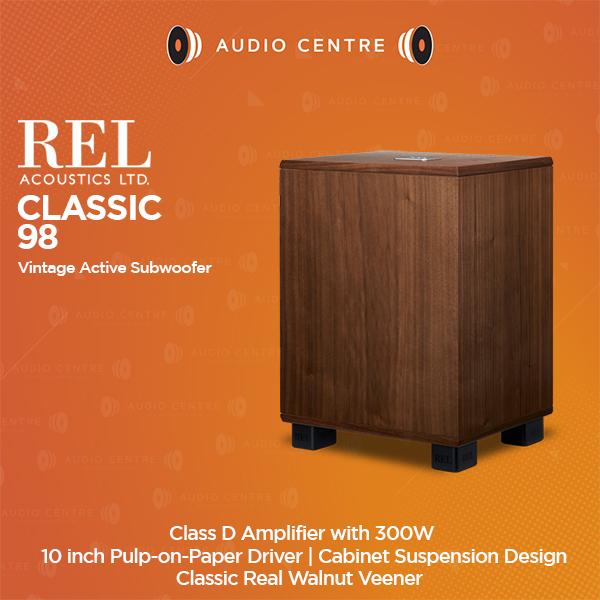 Promo REL Acoustics Classic98 Classic 98 Vintage Active Subwoofer 10 ...