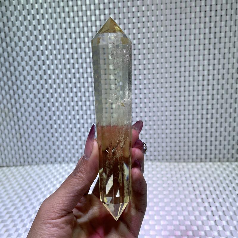 Awesome Rainbow Citrine Double Points - TikTok Shop Singapore