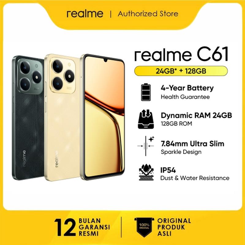 realme C61 8GB+128GB (50MP AI Camera | 90Hz Eye Comfort Display - Shop ...