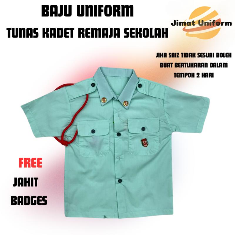 Baju Uniform Tunas Kadet Remaja Sekolah (TKRS) Lengan Pendek - TikTok ...