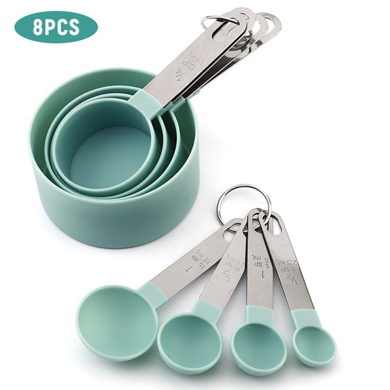 8PCS/Set Plastic Multi Purpose Measuring Cup Measuring Spoon - TikTok ...