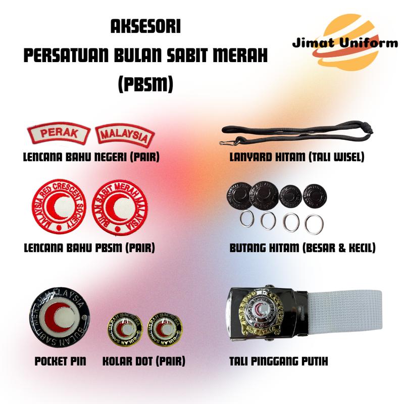 Aksesori / Badges / Lencana Persatuan Bulan Sabit Merah (PBSM) - TikTok ...