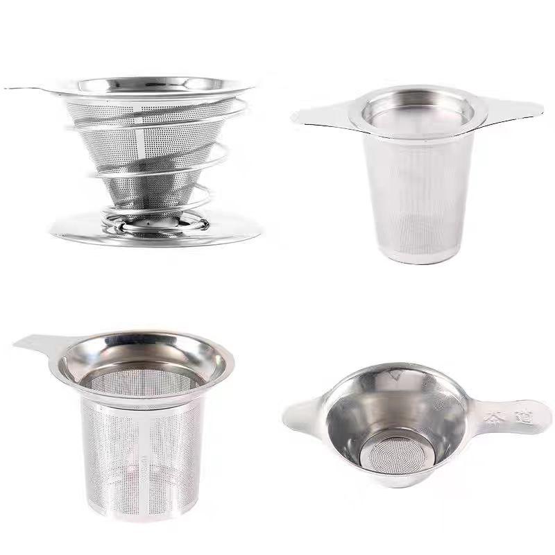 Reusable Tea Leaf Filter Mesh Infuser Stainless Steel Cup Kettle ...