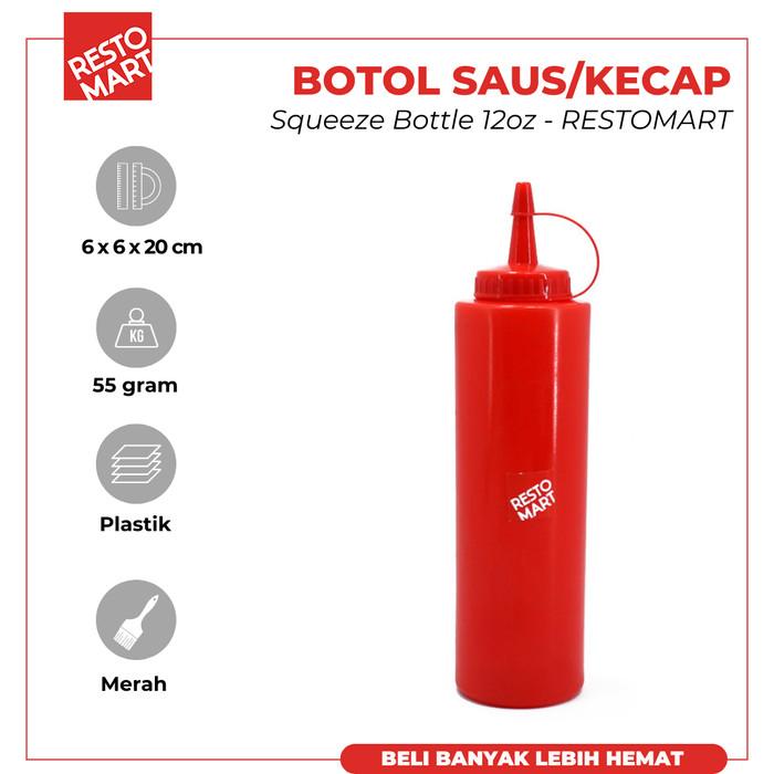 Botol Saus Saos Mayonnaise Kecap / Tempat Saus Merah 354 ml - Shop ...