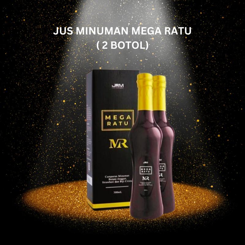 PAKEJ JIMAT JUS MINUMAN BERI MEGA RATU (2 BOTOL) - TikTok Shop Malaysia