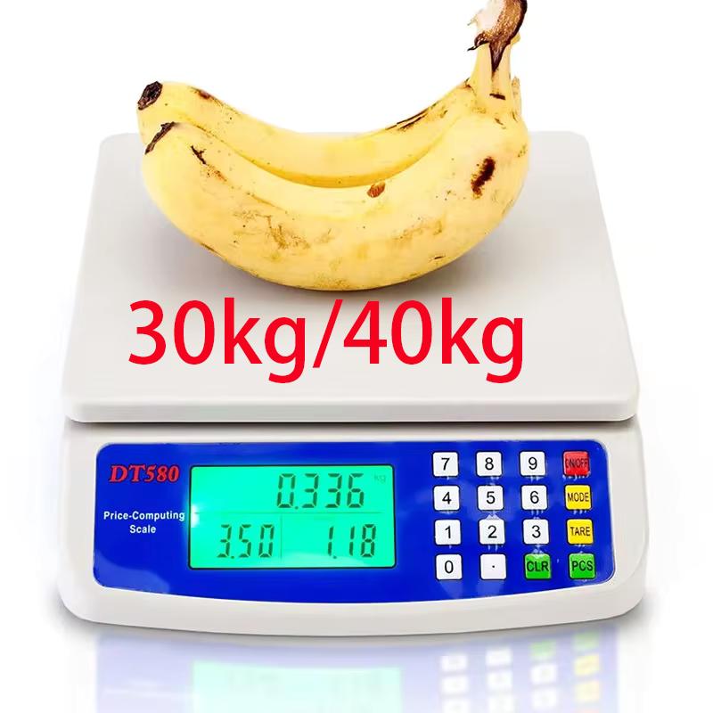 Timbangan Digital Digital Computing Scale 30kg/40kg Double Display ...