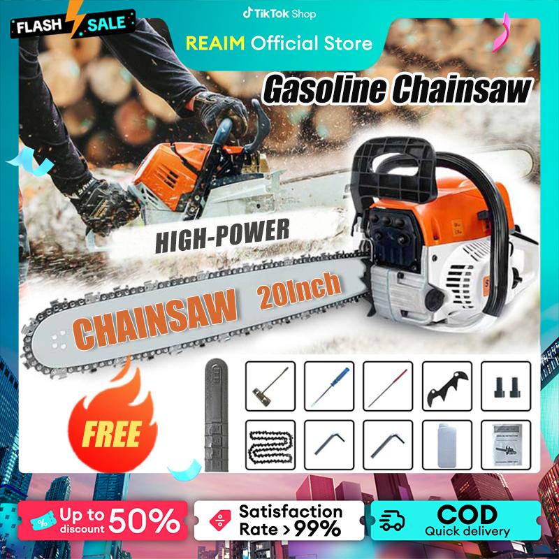 [Fire Price] 20"INCH Chainsaw Heavy Duty 52CC Petrol/Gasolin - TikTok ...