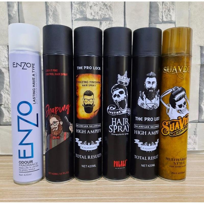 Hair Spray Styling SPRAY RAMBUT LELAKI Extra Hold 420ml (Wes - TikTok ...