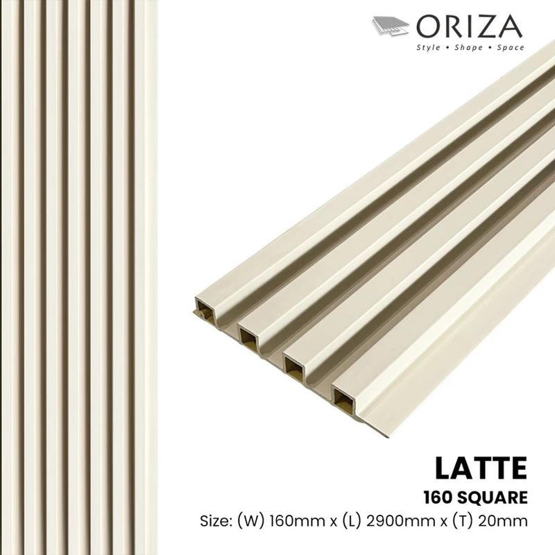 (HARGA PER BATANG) Oriza Wall Panel WPC 160 Square - Latte - Shop ...